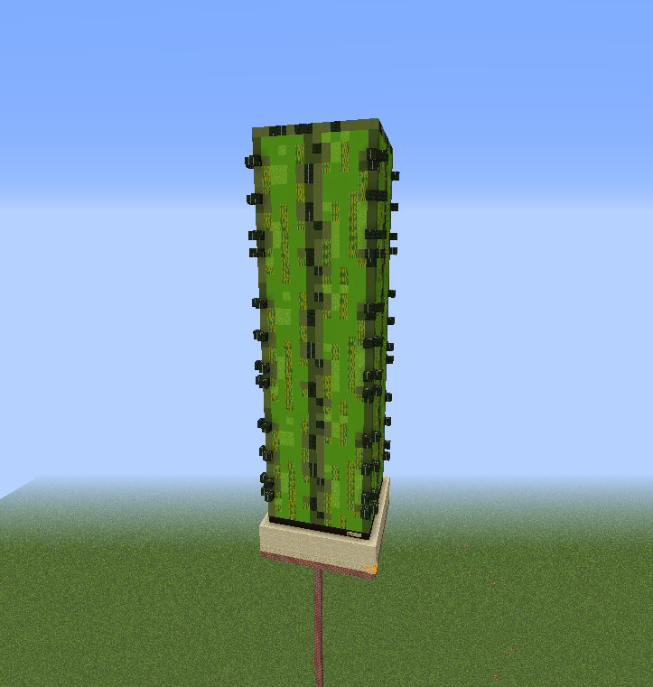 Large cactus statue | Minecraft Miscellaneous Build #21554