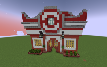 Red Pokecenter | Minecraft Miscellaneous Build #21756