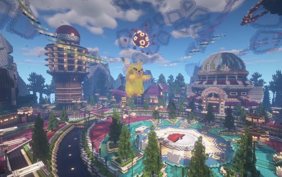 Futuristic Pixelmon Spawn | Minecraft Town #21765