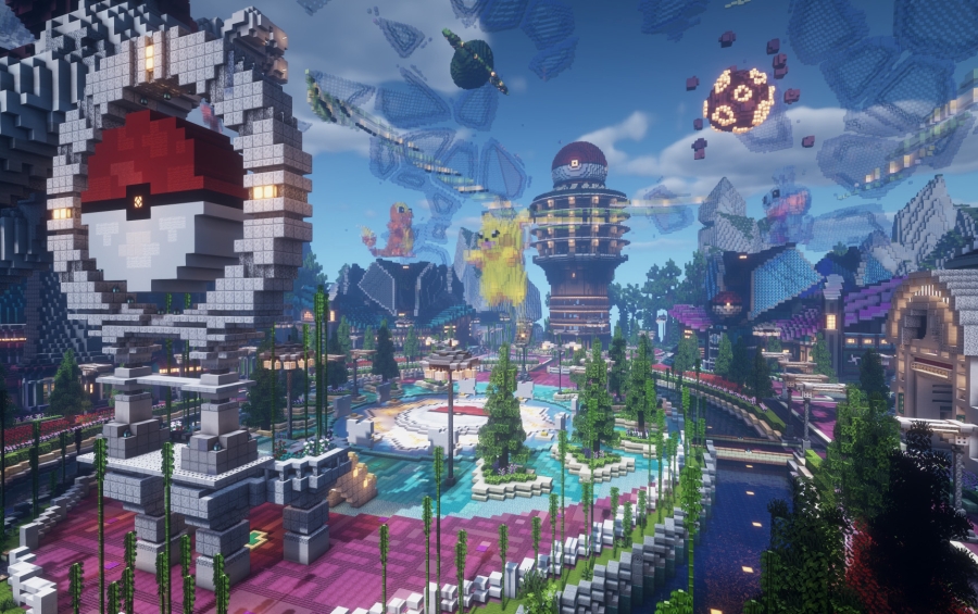 Futuristic Pixelmon Spawn | Minecraft Town #21765