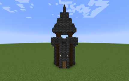 Spruce/Deepslate Tower | Minecraft Tower #21805
