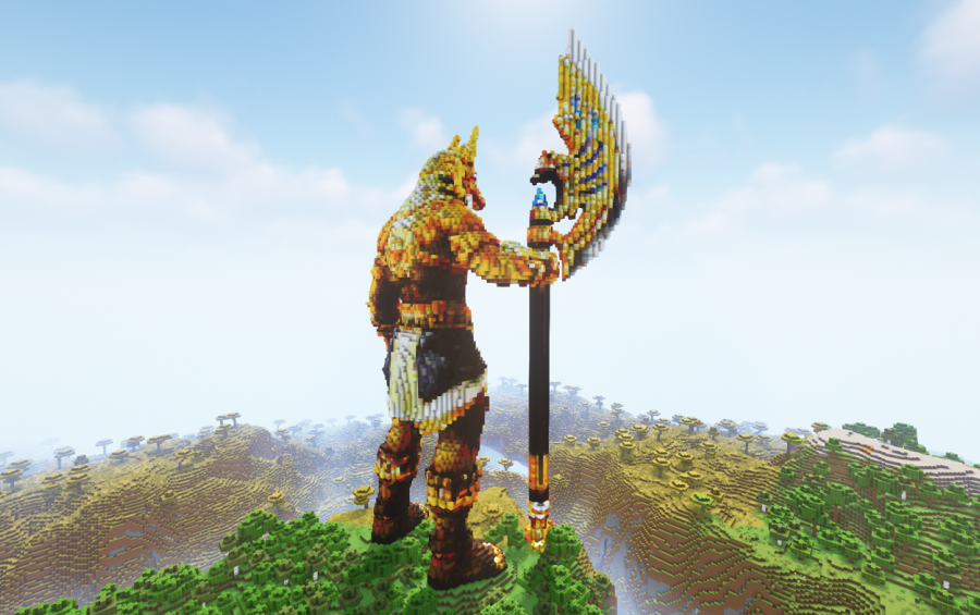 Minecraft Anubis Statue, creation #21872