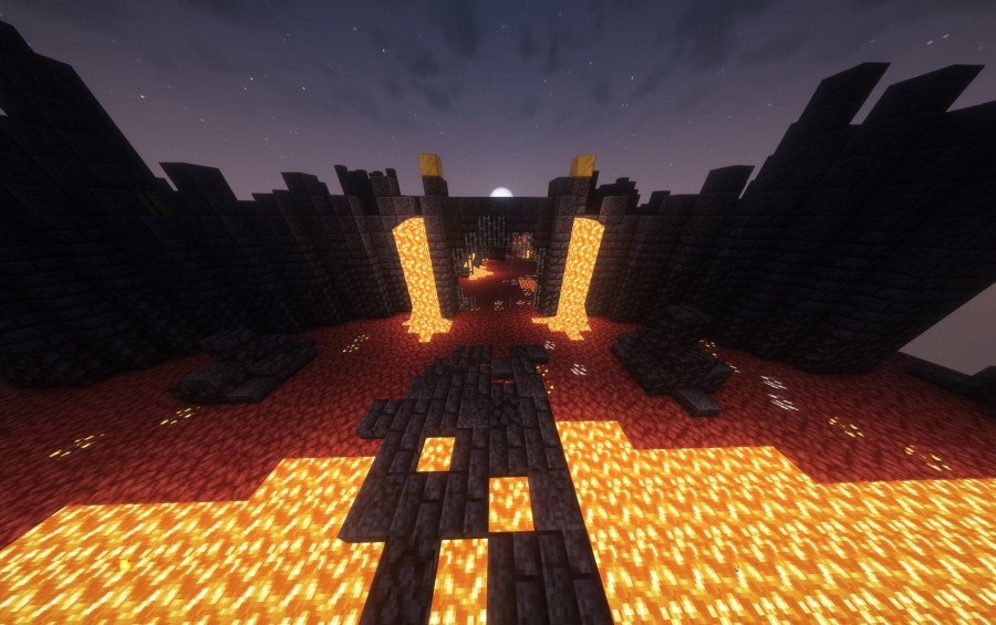 Lava Castle / Nether Castle | Minecraft Castle #21945