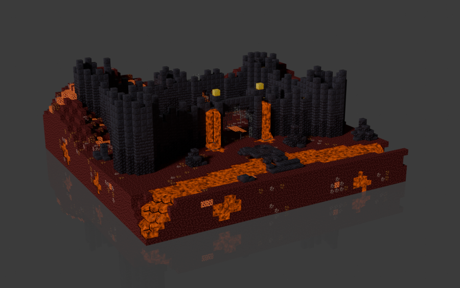 Lava Castle / Nether Castle, creation #21945