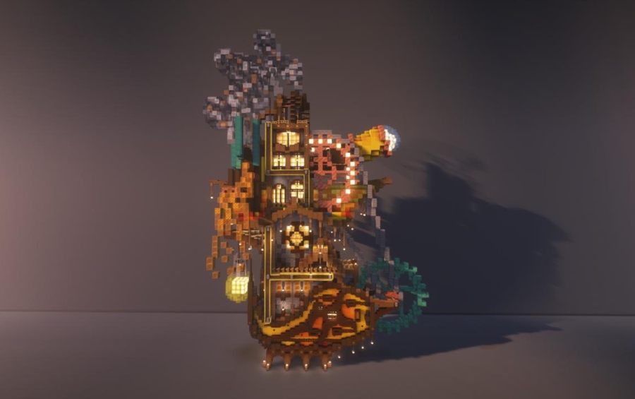 Steampunk House | Minecraft Miscellaneous Build #21964