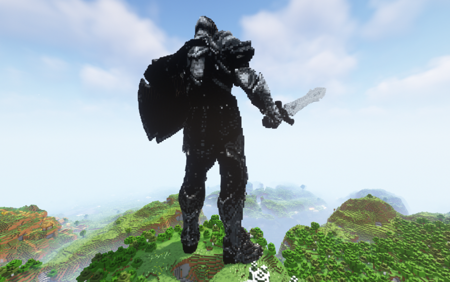 Minecraft Cavalier Knight Statue | Minecraft Miscellaneous Build #21965