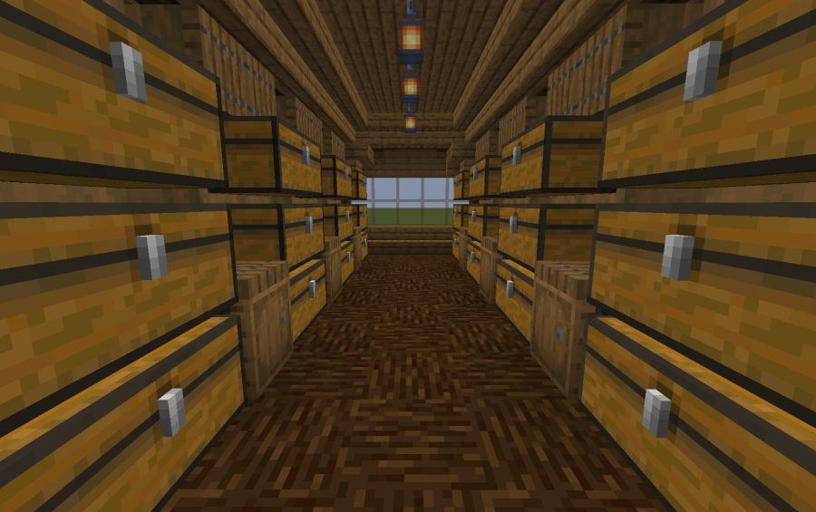 Spruce Mini Storage | Minecraft House and Shop #21998