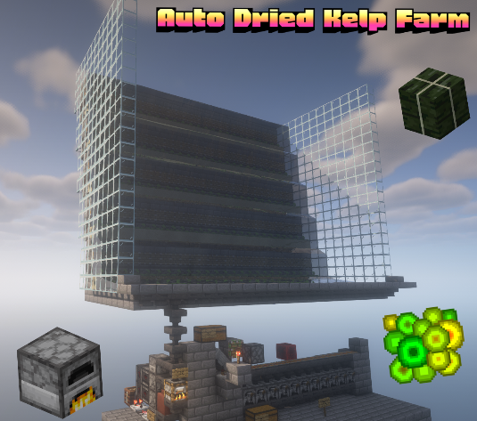 Easy-to-Build Ultimate 1.21 Minecraft Auto Dried Kelp Farm with ...