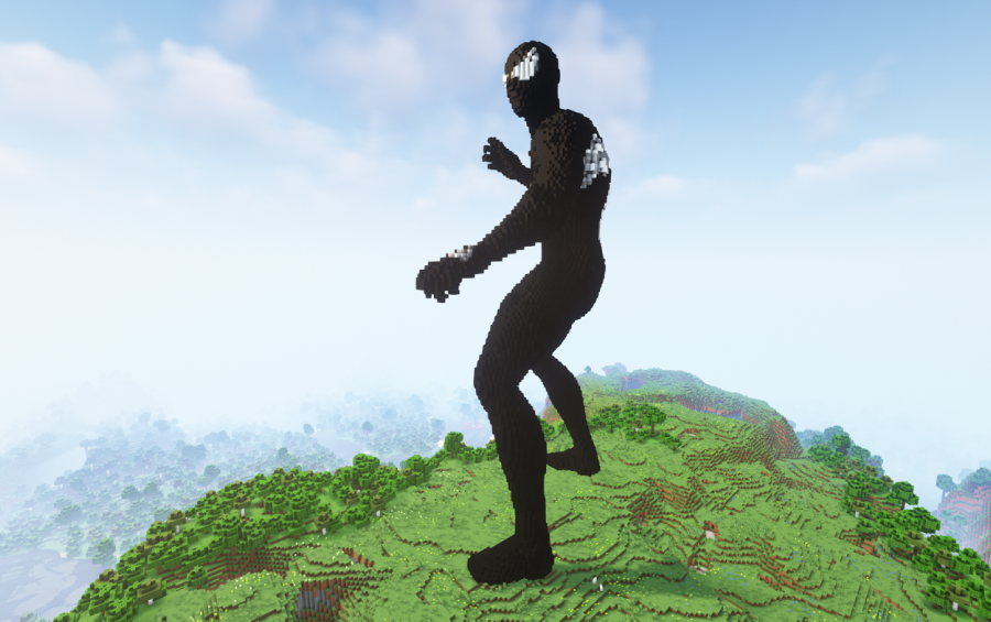 Minecraft Black Spiderman Statue | Minecraft Miscellaneous Build #22025