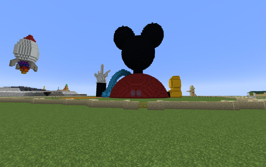 Mickey Mouse Club House | Minecraft House and Shop #22219