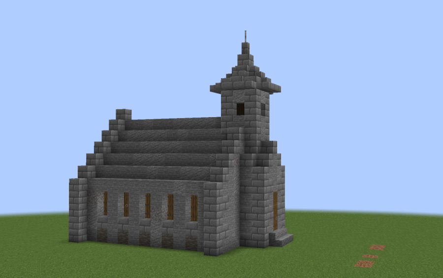 Small Gray Church, creation #22249
