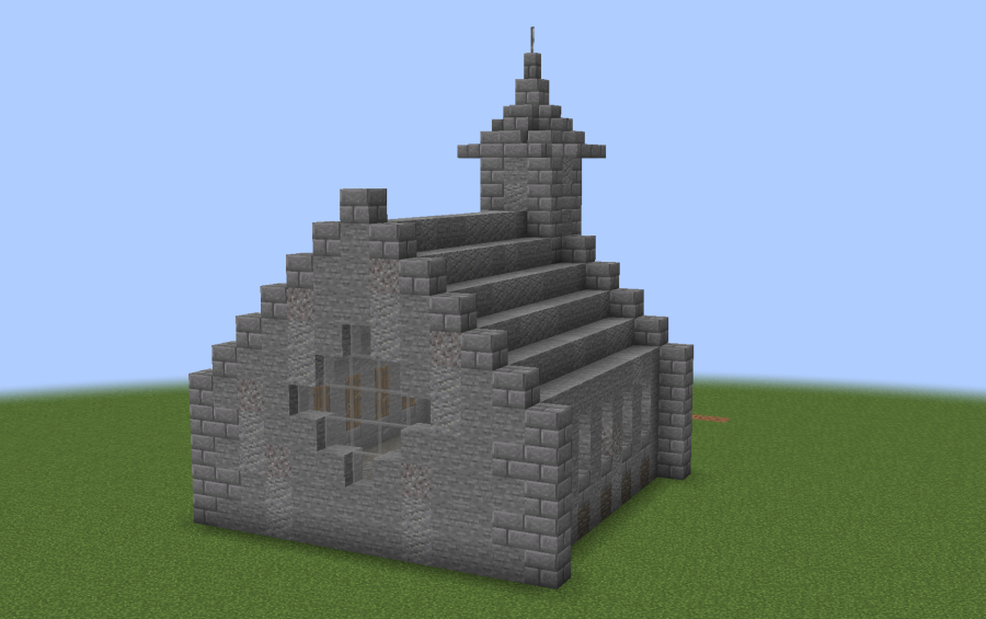 Small Gray Church | Minecraft Temple #22249