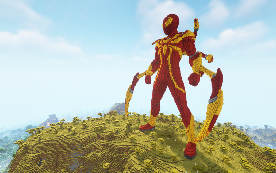 Minecraft Iron Spider Statue, creation #22504