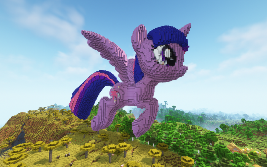 Minecraft Twilight Sparkle Statue Free | Minecraft Miscellaneous Build ...