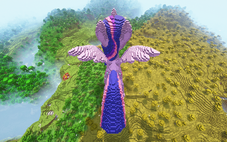 Minecraft Twilight Sparkle Statue Free | Minecraft Miscellaneous Build ...