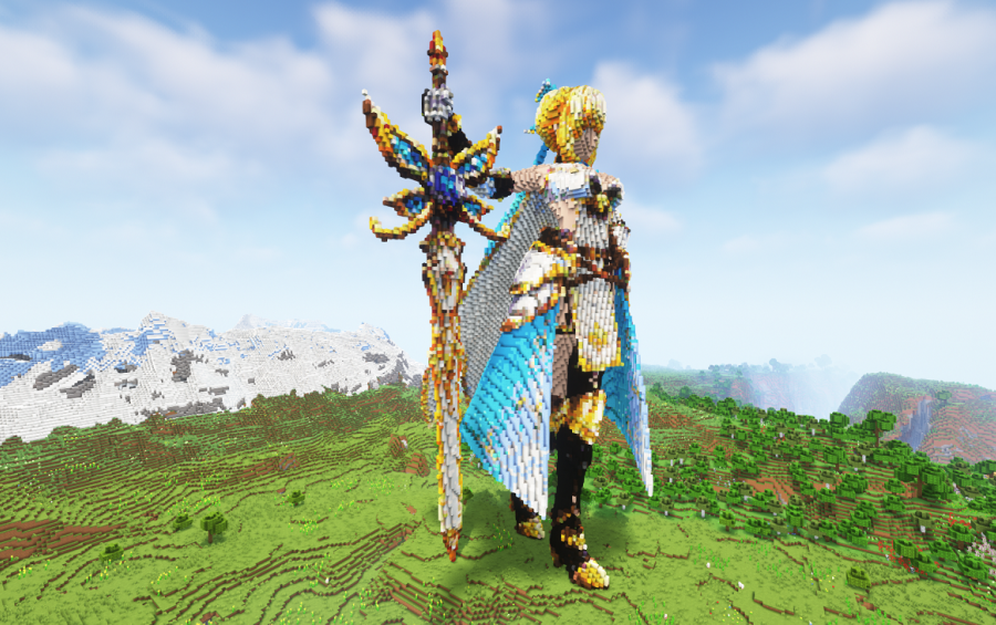 Minecraft Mirai Akari Statue | Minecraft Miscellaneous Build #22949