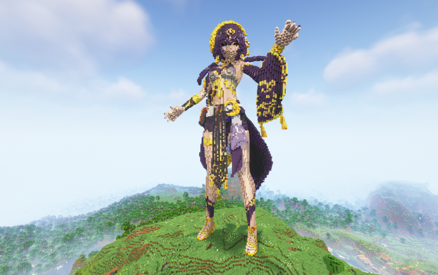 Minecraft Candace Statue, creation #22981