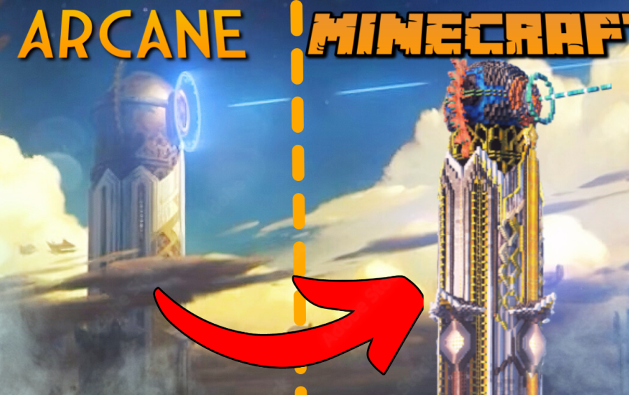 Minecraft HexGate | ARCANE | Minecraft Tower #22992