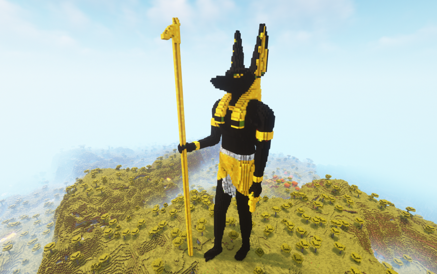 Minecraft Egyptian Anubis Statue Free | Minecraft Miscellaneous Build ...