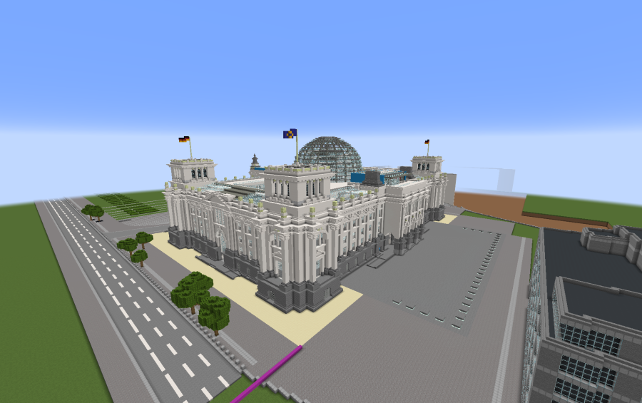 Minecraft Reichstag Berlin, creation #23098