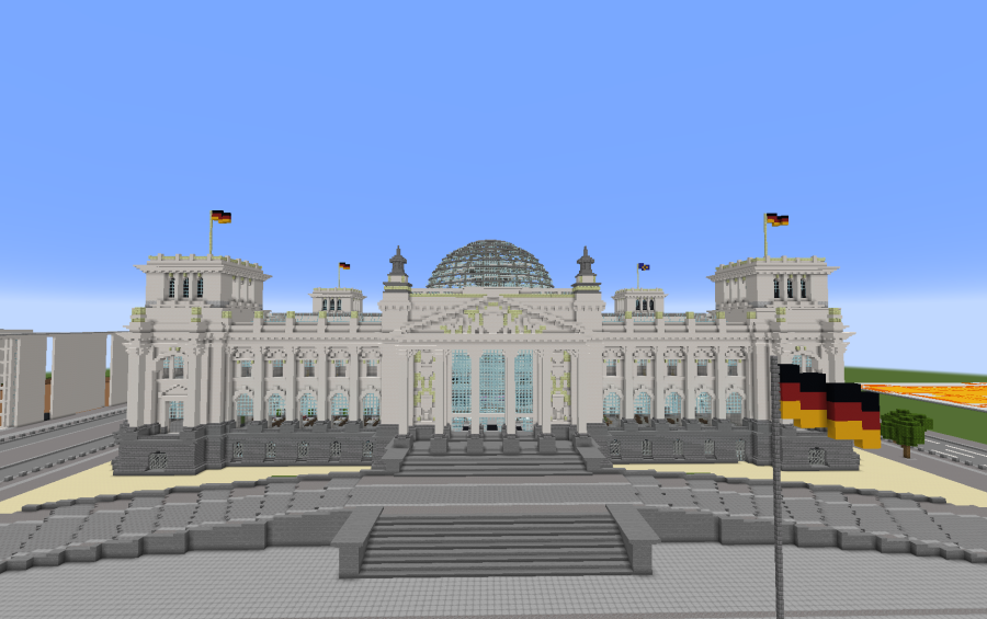 Minecraft Reichstag Berlin, creation #23098
