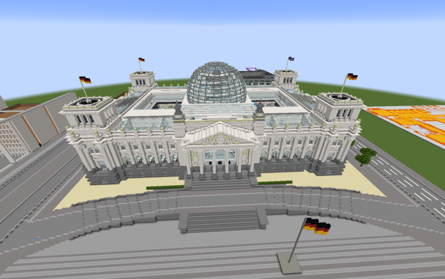 Minecraft Reichstag Berlin, creation #23098
