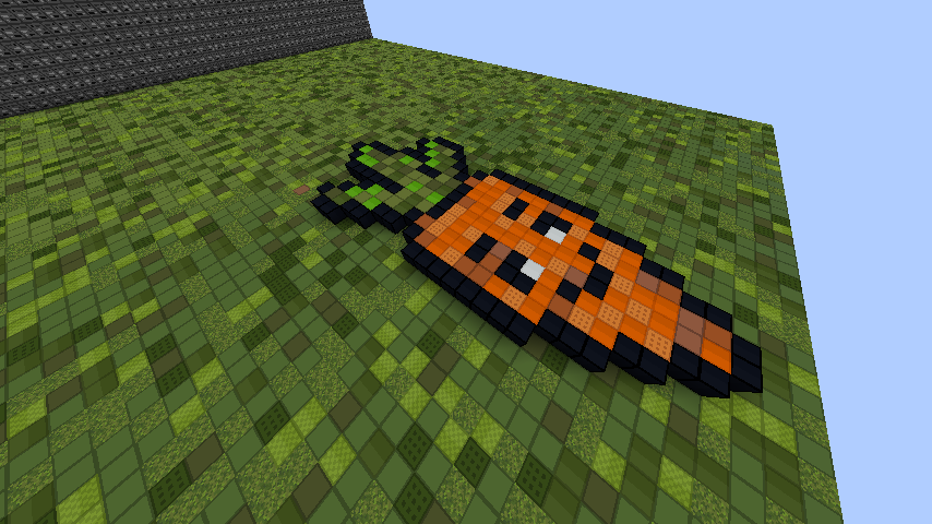 Carrot Pixel Art | Minecraft Miscellaneous Build #23221