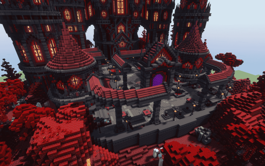 Spawn - Nether Castle - 250x250 size, creation #23377