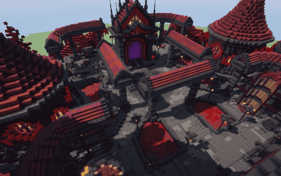 Spawn - Nether Castle - 250x250 size, creation #23377