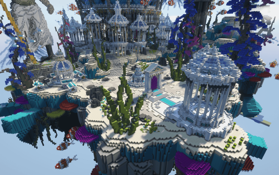 Spawn - Great Atlantis - 400x400 size | Minecraft Floating Island #23414