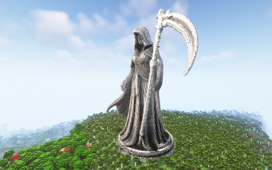 Minecraft Death Reaper Statue | Minecraft Miscellaneous Build #23565