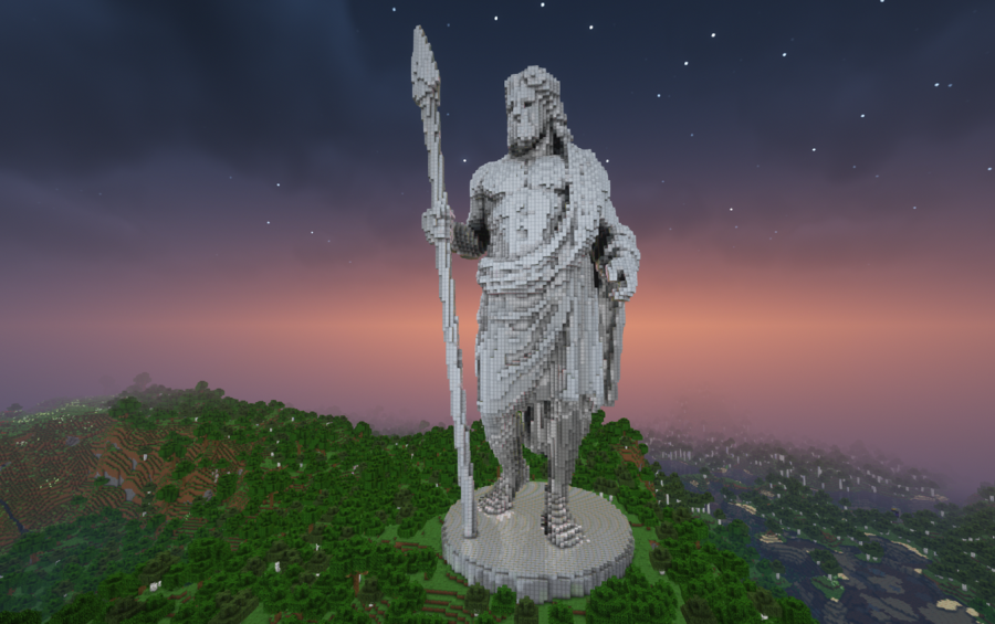 Minecraft Greek God Statue Free | Minecraft Miscellaneous Build #23650