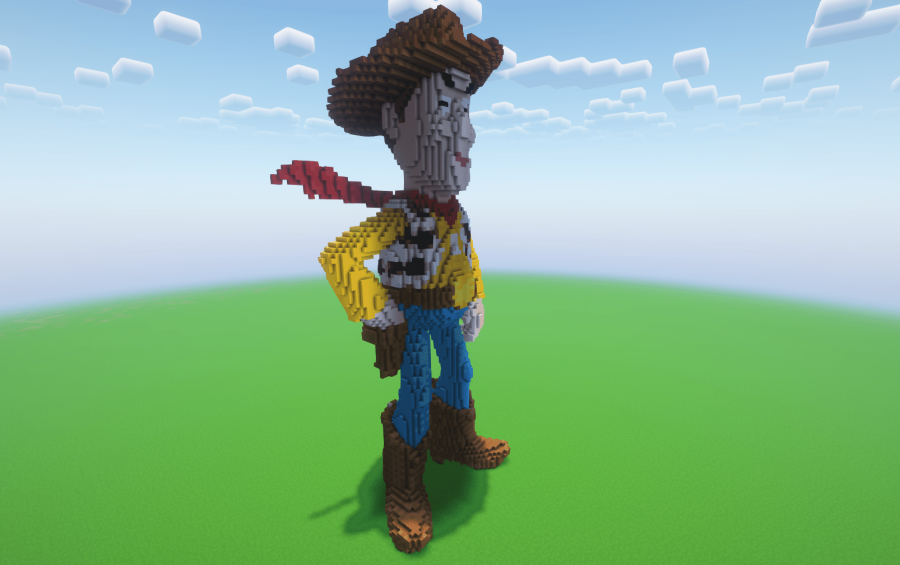 Minecraft Xerife Woody Statue, creation #23656
