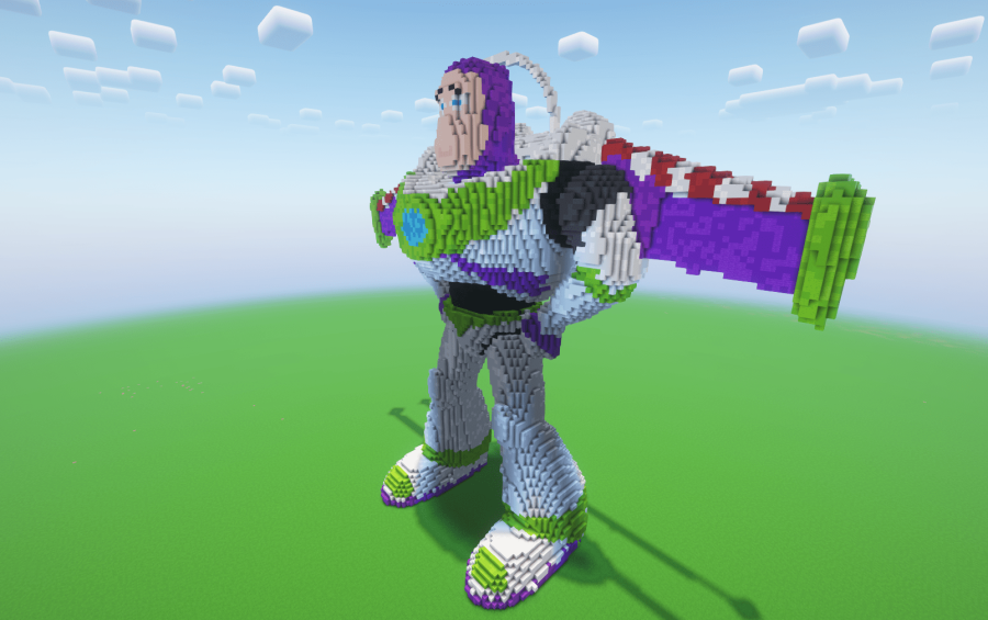 Minecraft Buzz Lightyear Statue, creation #23658