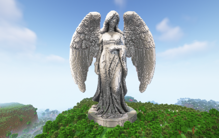 Minecraft Angel Statue 03 Free | Minecraft Miscellaneous Build #23694