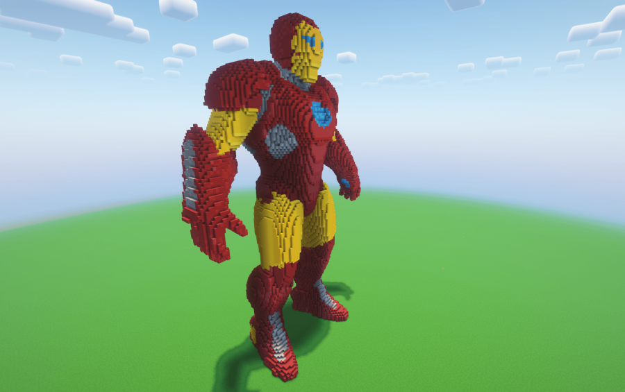 Minecraft Iron Man Statue | Minecraft Miscellaneous Build #23712