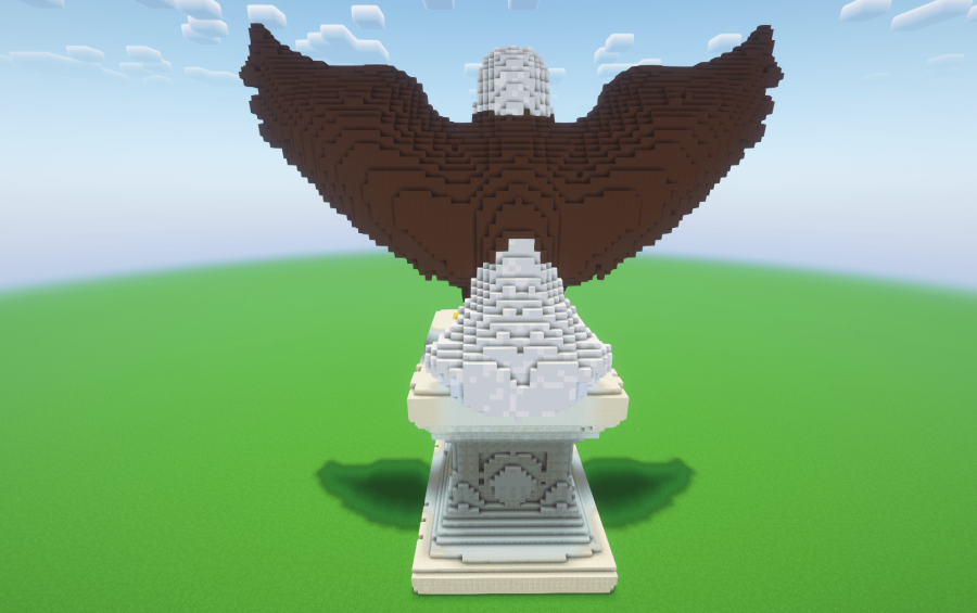 Minecraft Eagle Statue ( FREE ) | Minecraft Miscellaneous Build #23740