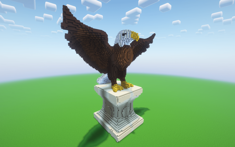 Minecraft Eagle Statue ( FREE ) | Minecraft Miscellaneous Build #23740