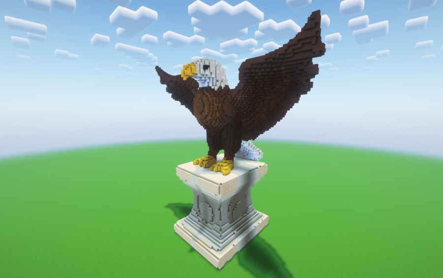 Minecraft Eagle Statue ( FREE ) | Minecraft Miscellaneous Build #23740