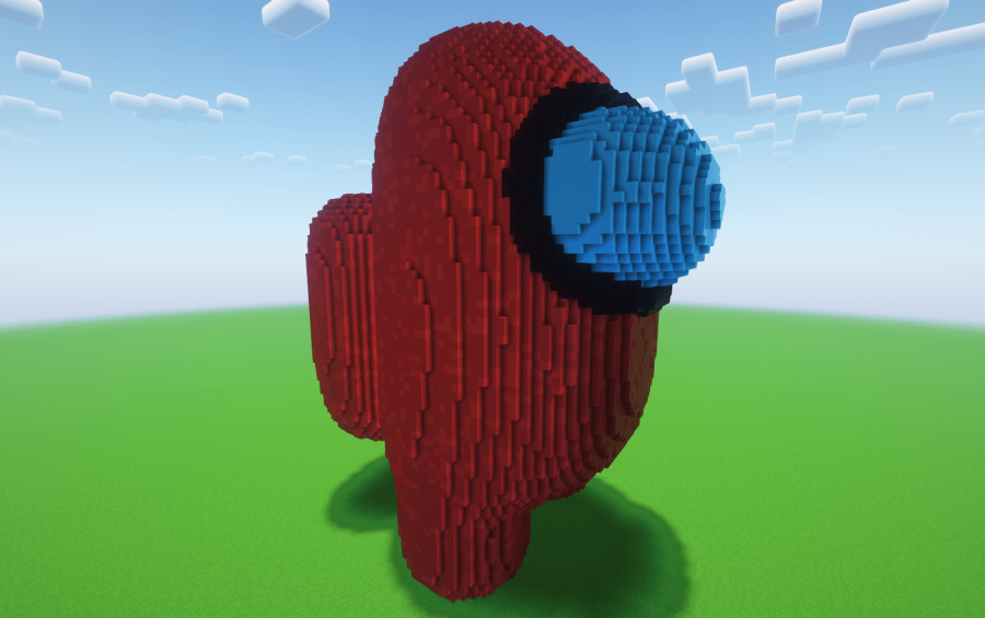 Minecraft Among Us Statue, creation #23761