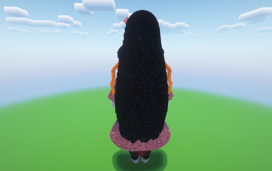 Minecraft Nezuko Kamado Statue, creation #23807