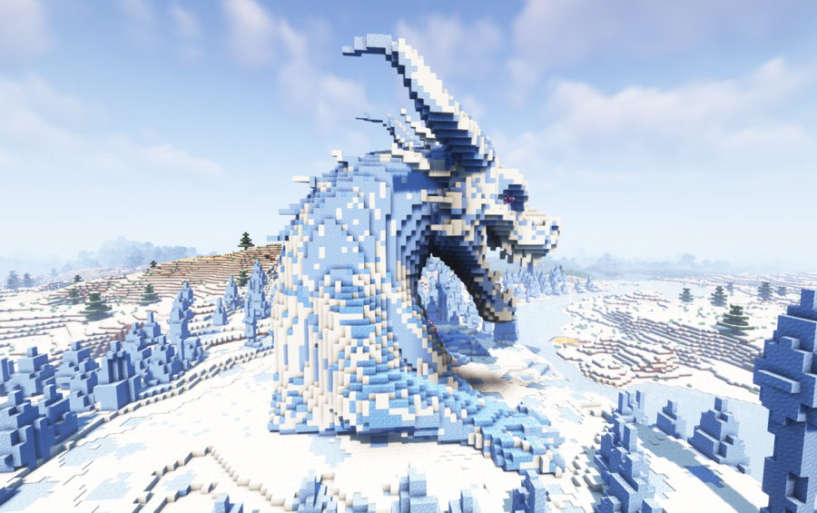 Minecraft Dragon Head Nether Portal V04 Free, creation #23827