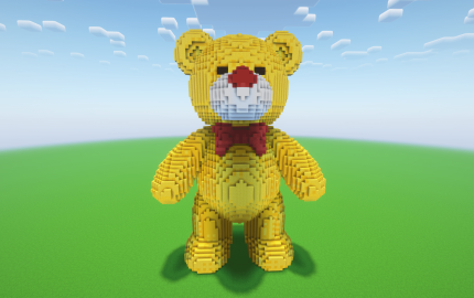 Minecraft Teddy Bear Statue ( FREE ) | Minecraft Miscellaneous Build #23842