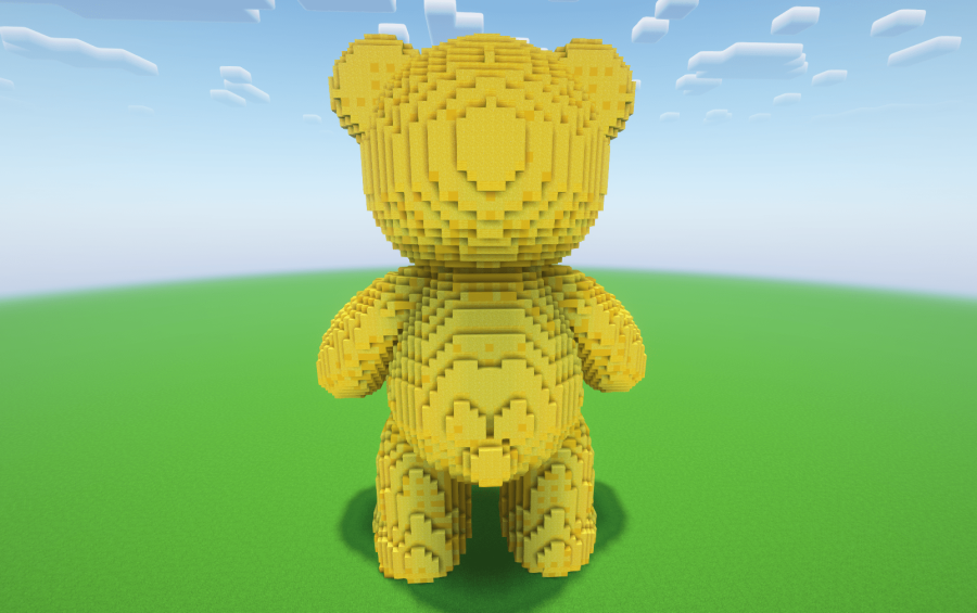Minecraft Teddy Bear Statue ( FREE ), creation #23842