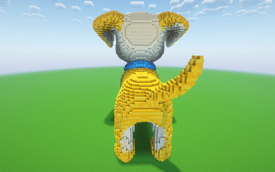 Minecraft Dog Statue ( FREE ) | Minecraft Miscellaneous Build #23916