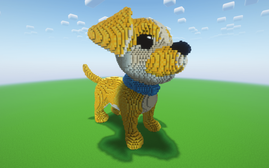Minecraft Dog Statue ( FREE ) | Minecraft Miscellaneous Build #23916