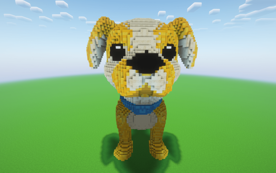 Minecraft Dog Statue ( FREE ) | Minecraft Miscellaneous Build #23916