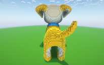 Minecraft Dog Statue ( FREE ) | Minecraft Miscellaneous Build #23916