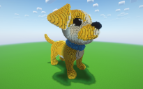 Minecraft Dog Statue ( FREE ) | Minecraft Miscellaneous Build #23916