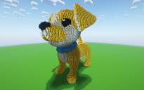 Minecraft Dog Statue ( FREE ) | Minecraft Miscellaneous Build #23916